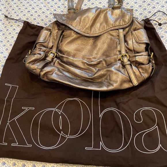 Kooba | Bags | Large Kooba Gold Metallic Bag | Poshmark